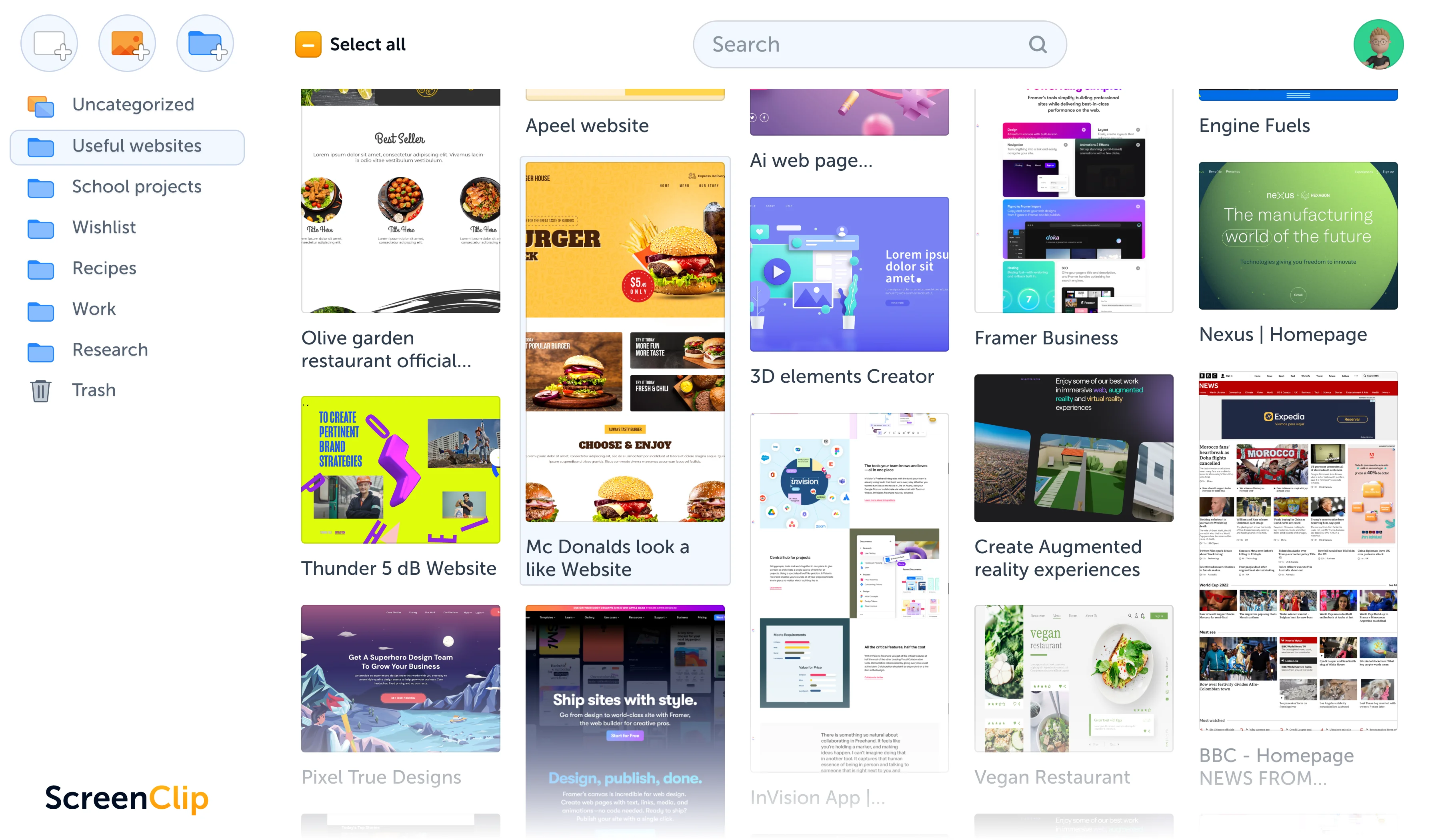 ScreenClip - Take Screenshots, Edit and Share Online!